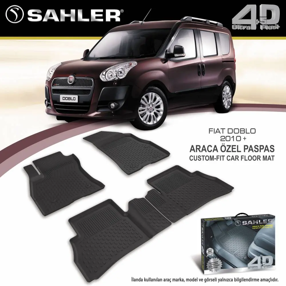 Sahler Gumene patosnice 4.5D za Fiat Doblo Putnički od 2010