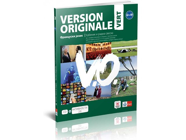 KLETT Version originale vert, udžbenik i radna sveska za drugi, treći ili četvrti razred gimnazija i srednjih stručnih škola