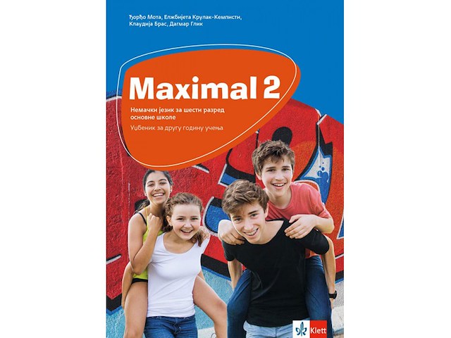 KLETT Nemački jezik 6, Maximal 2, udžbenik za šesti razred
