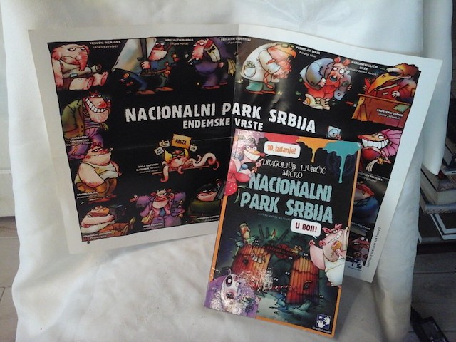 Nacionalni park Srbija Dragoljub Ljubičić Mićko karta