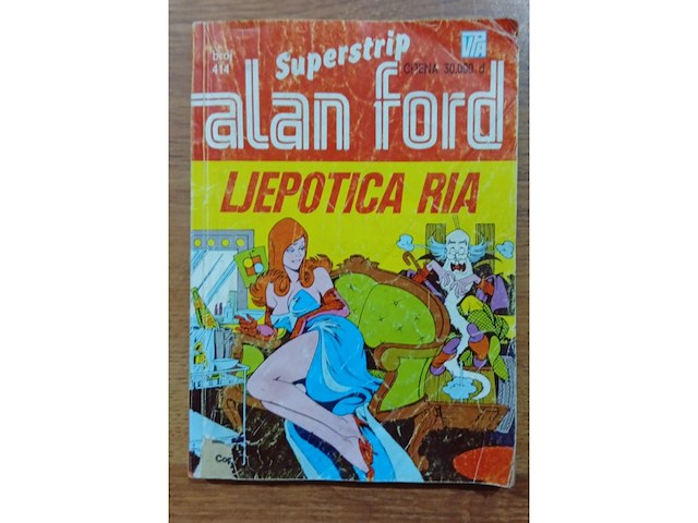 Alan Ford Vijesnik #414 Ljepotica Rija