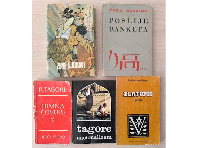 Beletristika Azija – 5 knjiga