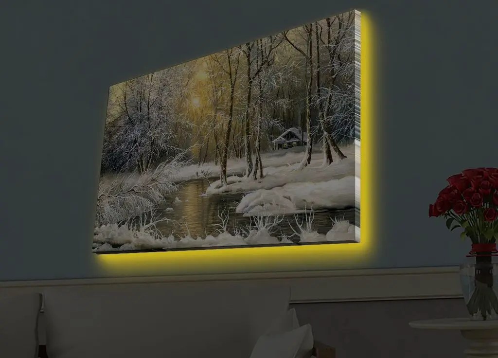 Wallity Slika sa LED osvetljenjem 4570HDACT-055, 45x70 cm