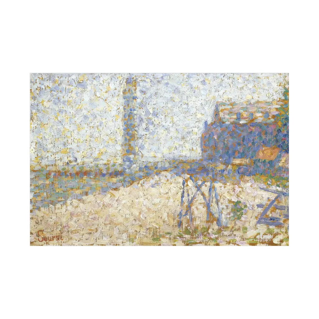 Canvas Slika na platnu L’hospice Et Le Phare De Honfleur, Georges Seurat, 120x80cm