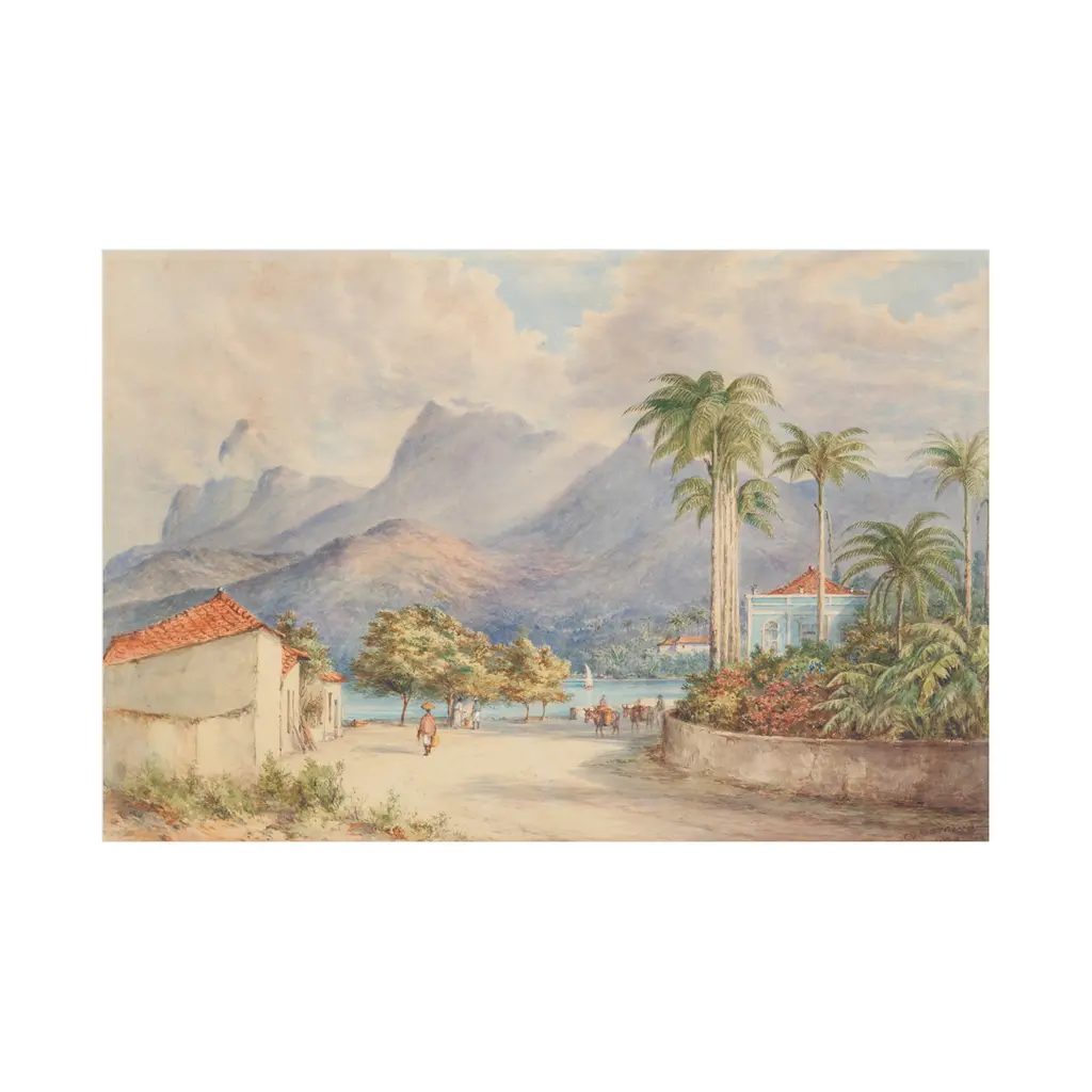 Canvas Slika na platnu Rio de Janeiro, Charles Decimus Barraud, 90x60cm