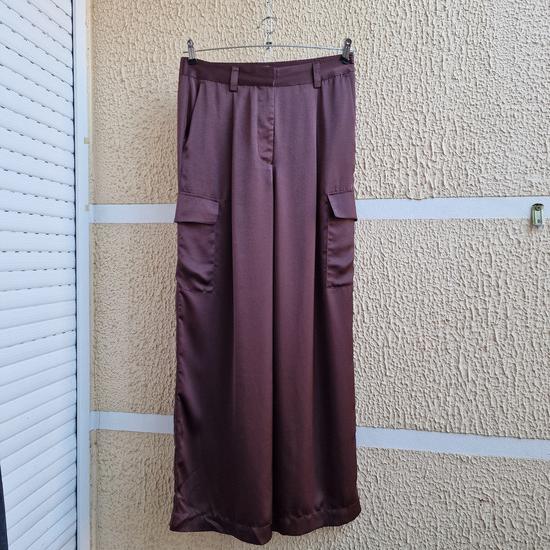 Satenski pantalone širokih nogovica Ba&Sh 40