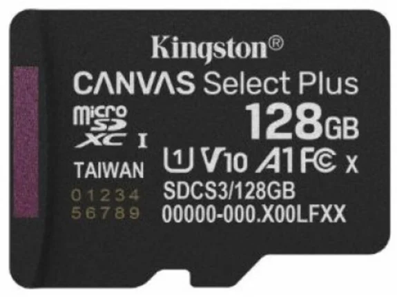 Kingston Micro SD 128GB SDCS3/128GBSP