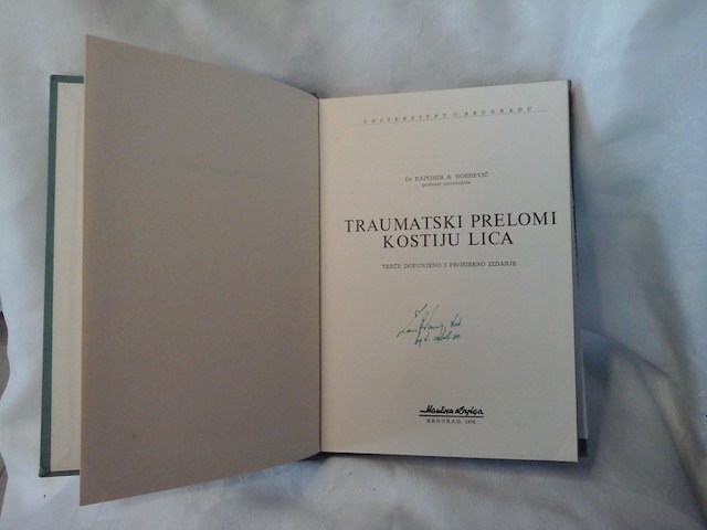 Traumatski prelomi kostiju lica Radomir Đorđević