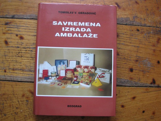 TOMISLAV OBARADOVIĆ - SAVREMENA IZRADA AMBALAŽE NOVO