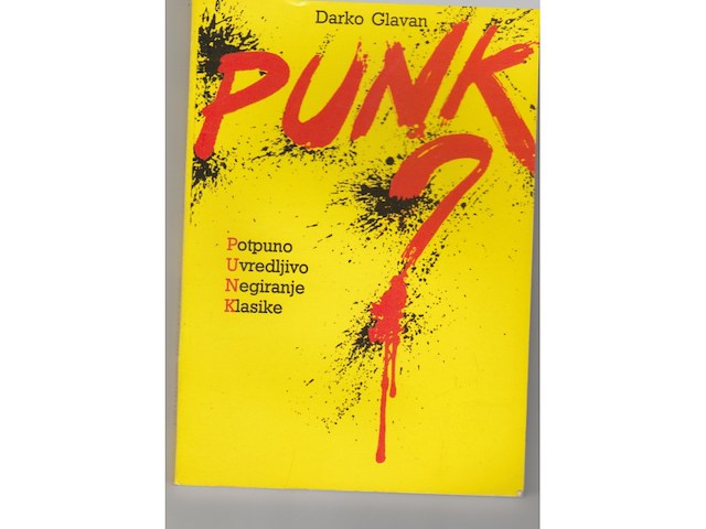 DARKO GLAVAN - Punk