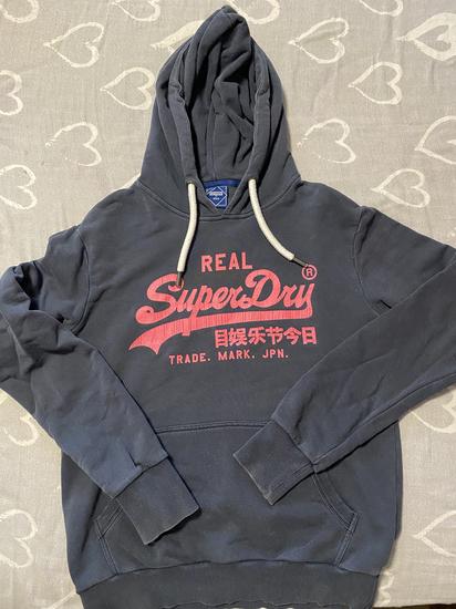 SuperDry muški teget duks original M