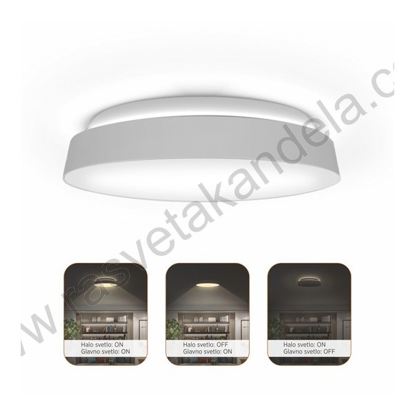 LED plafonjera Ø23cm 20W 3000/4000/6500K IP20 M205780 bela