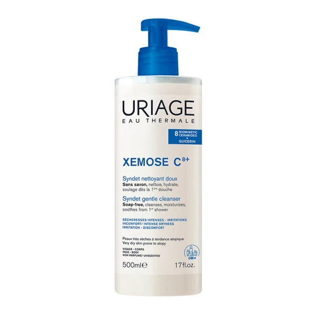 URIAGE XEMOSE C8+ SINDET – Porodično pakovanje za pranje veoma suve kože (500ml)