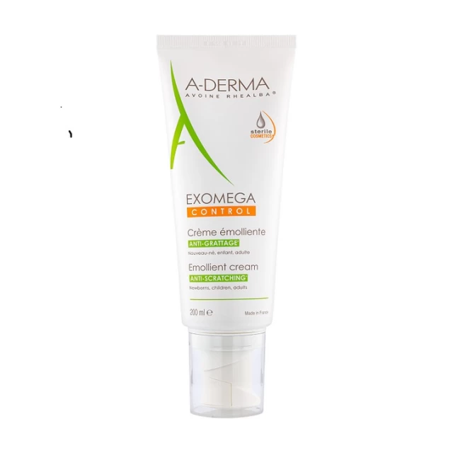 A-DERMA EXOMEGA CONTROL EMOLIJENTNA KREMA 200ML – Krema protiv svraba i suvoće kože