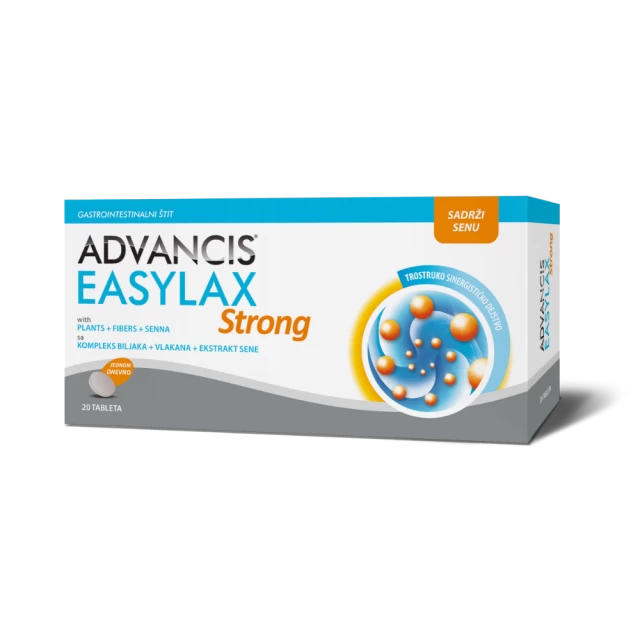 ADVANCIS EASYLAX STRONG 20 TABLETA – Efikasno rešenje za redovnu probavu