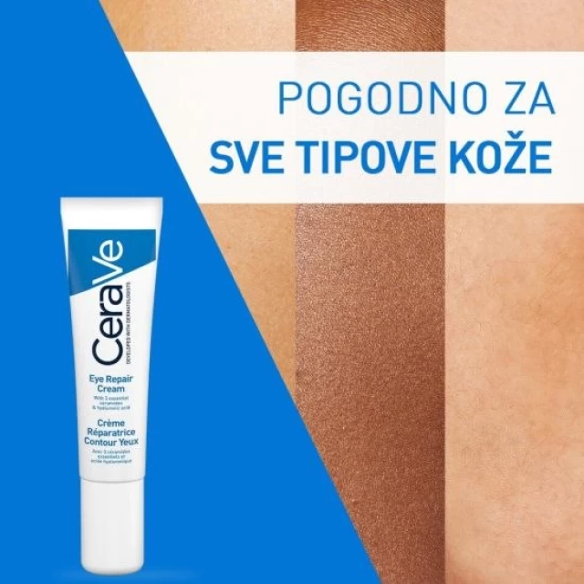 CERAVE OBNAVLJAJUĆA KREMA ZA PODRUČJE OKO OČIJU 14 ML – SMANJENJE TAMNIH KOLUTOVA I NADUTOSTI