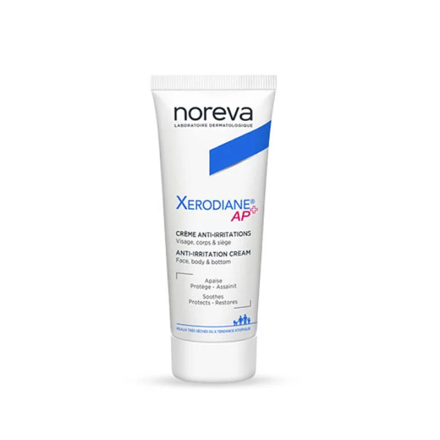 NOREVA XERODIANE AP+ KREMA PROTIV IRITACIJA – SOS NEGA ZA LICE, TELO I PELENSKU REGIJU 40 ML