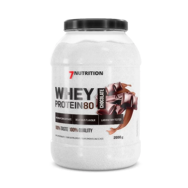7NUTRITION WHEY PROTEIN Čokolada 2kg – Vrhunski protein za rast mišića
