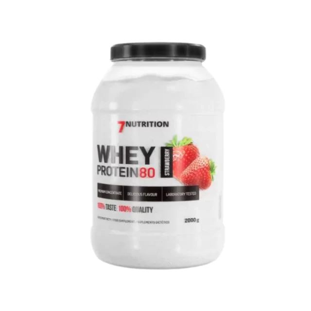 7NUTRITION WHEY PROTEIN Jagoda 2kg – Vrhunski protein za rast mišića