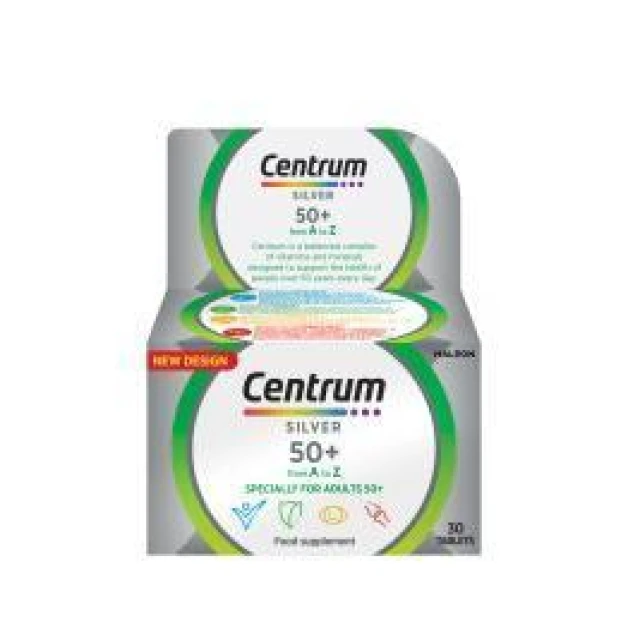CENTRUM SILVER 50+ 30 TABLETA – OPTIMALNA NUTRITIVNA PODRŠKA ZA ZLATNE GODINE