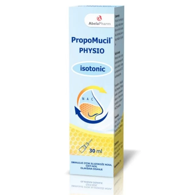PROPOMUCIL PHYSIO ISOTONIC SPREJ 30ML – Nežna nega i svakodnevna zaštita nosa