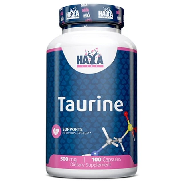 Taurine 500 mg – Podrška mišićnoj funkciji i hidrataciji ćelija (100 kapsula)