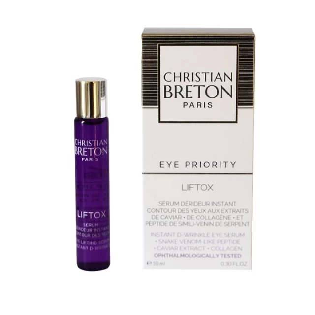 CHRISTIAN BRETON LIFTOX 10 ML – "BOTOX-LIKE" SERUM ZA INTENZIVNO PEGLANJE BORA OKO OČIJU