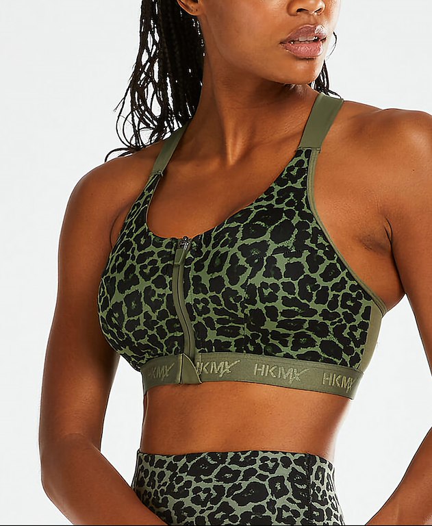Hunkemöller sportski grudnjak bez zice, model HKMX Sports bra The Pro Level 3 – Green 170812