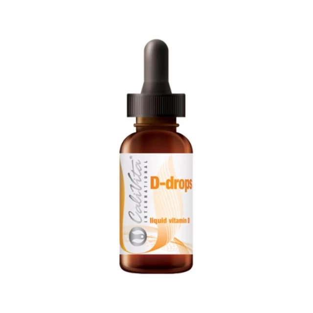 CALIVITA D-DROPS – TEČNI VITAMIN D3 ZA SNAŽAN IMUNITET I ZDRAVE KOSTI, 30 ML