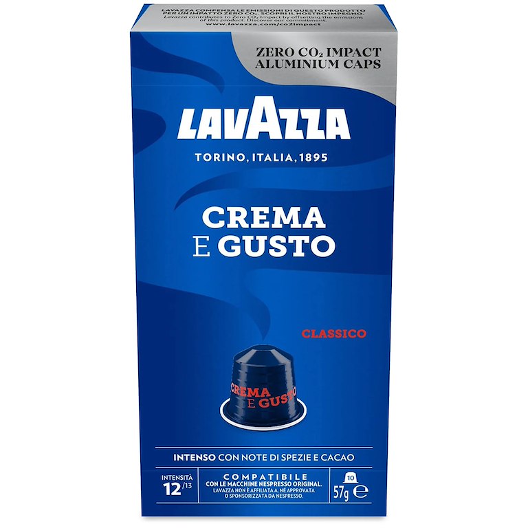 Lavazza Nespresso Crema e Gusto Classico 10/1 | Kapsule za Kafu