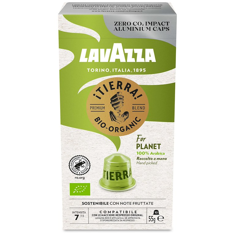 Lavazza Nespresso Tierra For Planet 10/1 | Kapsule za Kafu