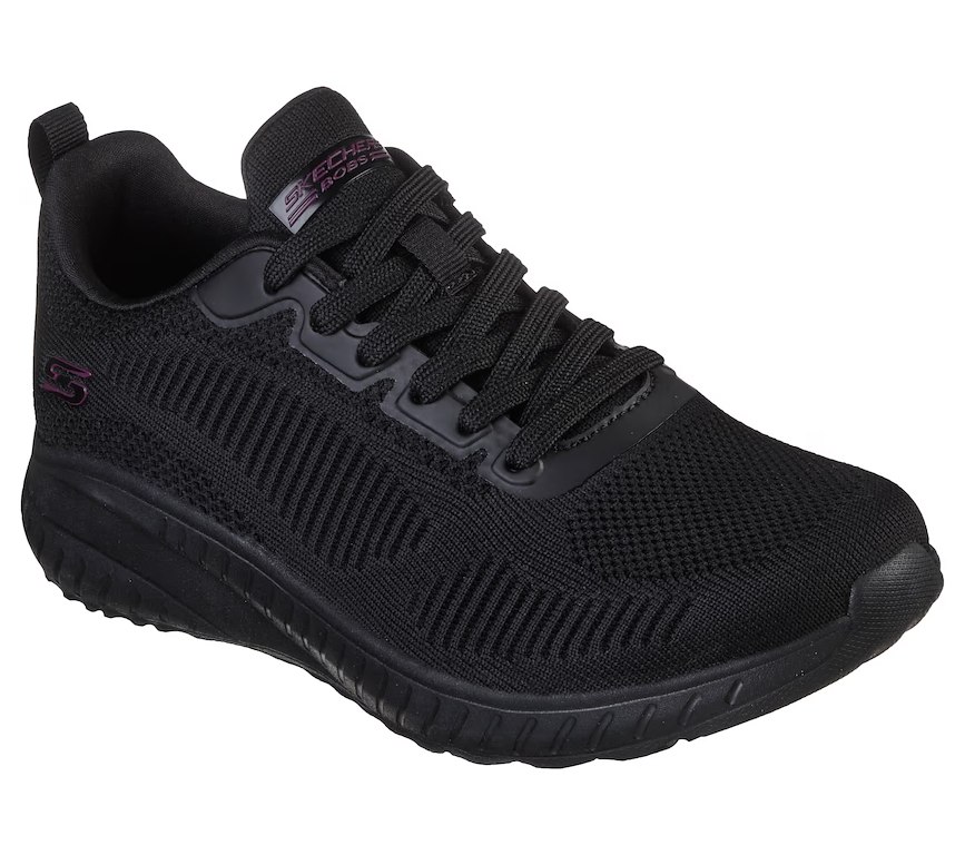 Skechers Ženske patike Bobs Squad Chaos - Face Off, 117209-BBK, Crne