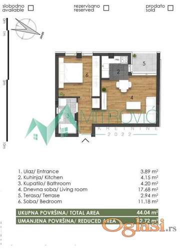 Telep, fenomenalan dvosoban stan-izuzetna ponuda