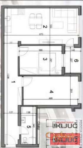 SAJMIŠTE, 66m2, Trosoban sa pdv, Extra kvalitet