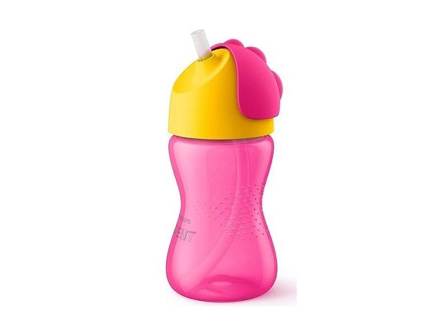 AVENT Magična šolja sa slamkom 300ml 1998 PINK SCF798/02