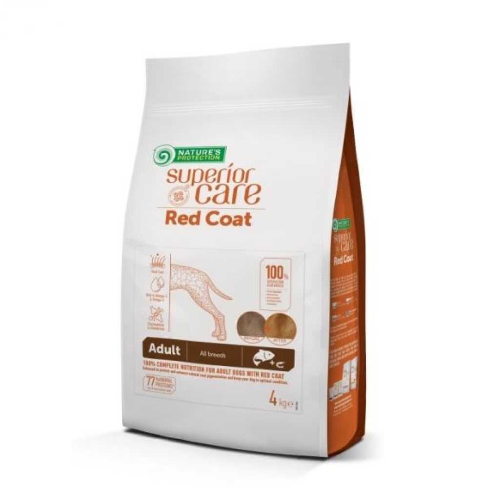 Nature's Protection Superior Care Adult Red coat hrana za riđe pse All breeds - Losos 4kg