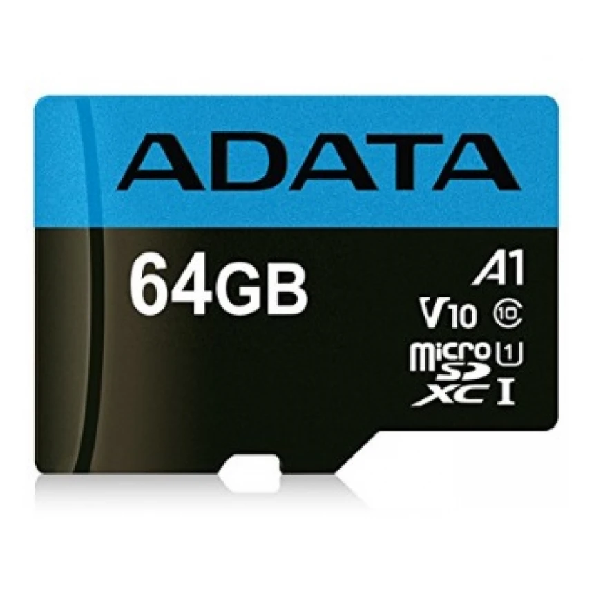 A-DATA Memorijska kartica UHS-I MicroSDXC 64GB class 10 + adapter AUSDX64GUICL10A1-RA1