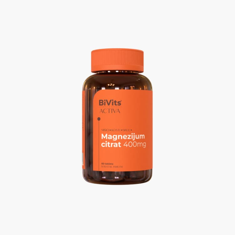 BiVits Activa Magnezijum Citrat 400mg 60 tableta