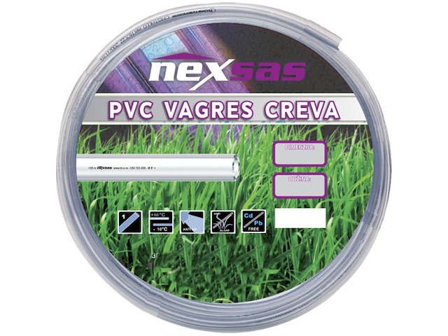Nexsas Vagres PVC crevo 6mm 100m 41386