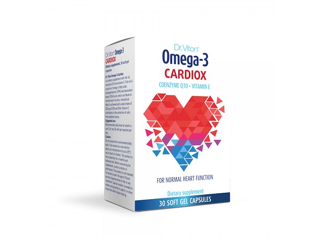 Dr. Viton Omega-3 Cardiox 30 kapsula Dodatak ishrani za pravilan rad srca