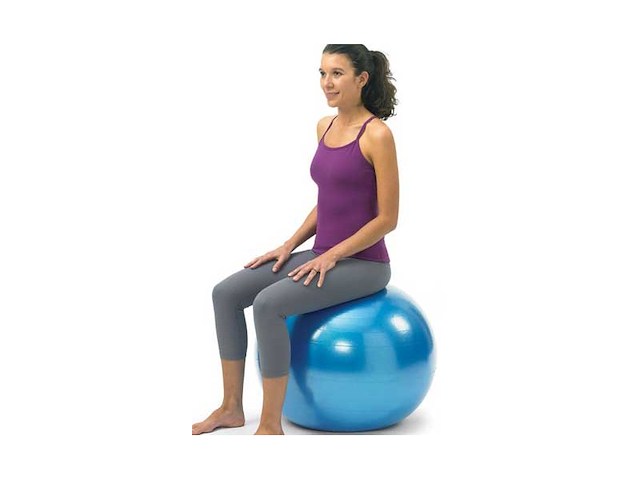 Lopta za pilates Blue 75cm 291360-B