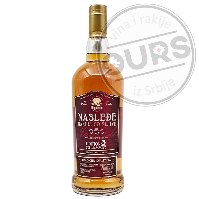 Nasledje Šljiva 3yo 0,7L