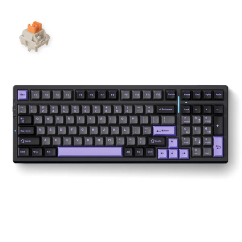 Bežična gaming tastatura MCHOSE G98 Pro Mehanička black purple