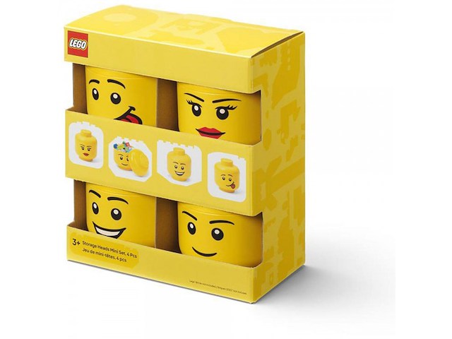 LEGO Lego Glave Za Odlaganje (mini) Set (4 Kom)