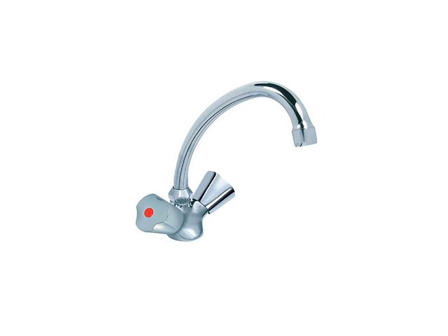 Rosan Keramic dvoručna stojeća baterija za lavabo - sudoperu 130mm KK23013