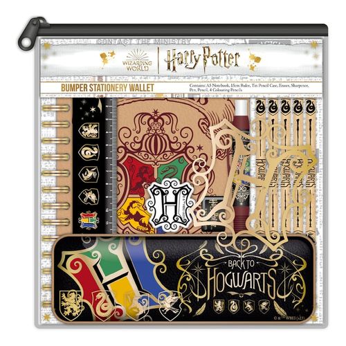 Harry Potter Bumper Set Kancelarijskog Materijala - Šareni Grb