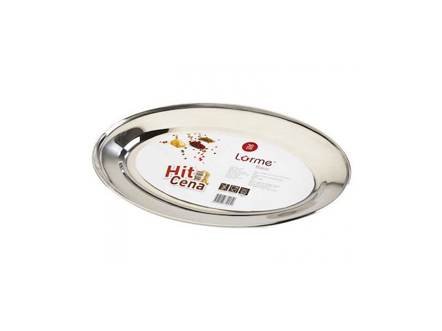 Lorme Basic oval za hranu inox 35cm