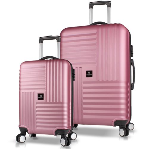 Set Kofera 8319 u Roze Zlatu (2 Komada)