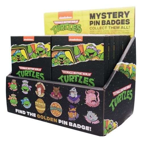 Teenage Mutant Ninja Turtles Mystery Pin Badge CDU Blind Box