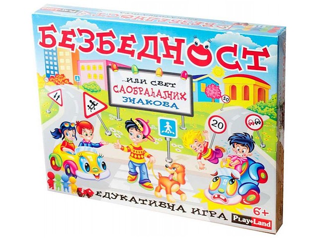 Play Land Edukativna društvena igra Bezbednost PL138